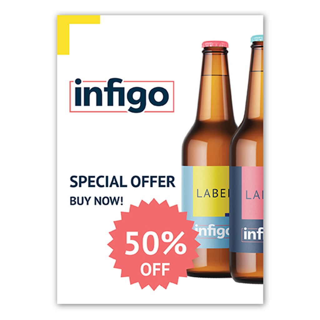 Sales Demo | Promo Sign - Static PDF